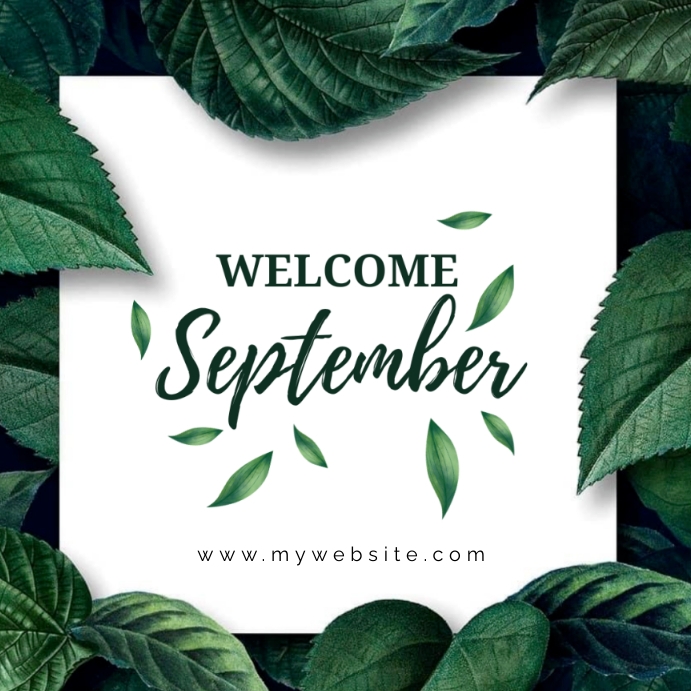 Welcome September Template | PosterMyWall