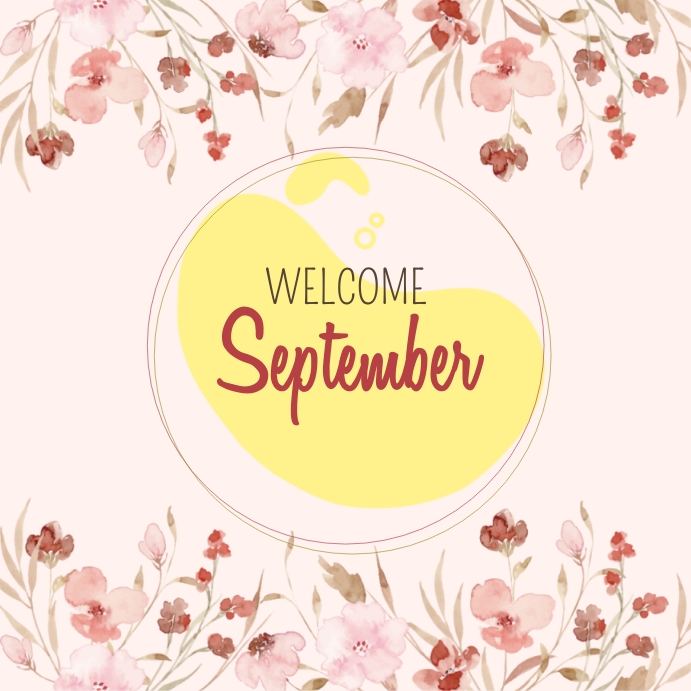 Welcome September Template | PosterMyWall
