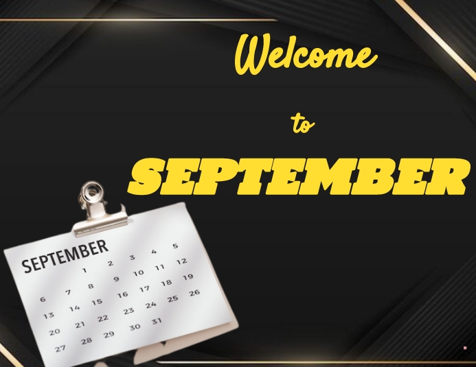 Modèle Welcome September design template | PosterMyWall