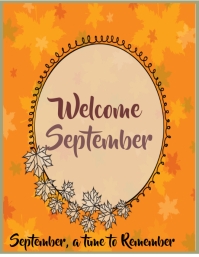 welcome September Template | PosterMyWall