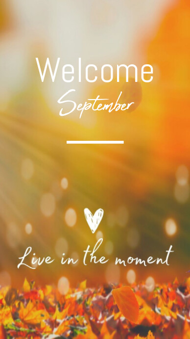 welcome september flyer poster Template | PosterMyWall