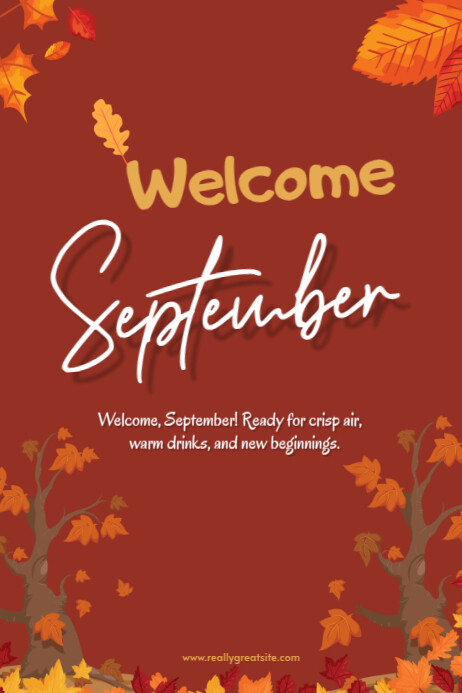 Copy of Welcome September template 2025 | PosterMyWall