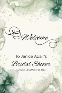 Welcome sign card template (1) | PosterMyWall