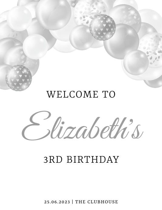 Welcome Sign Template | PosterMyWall