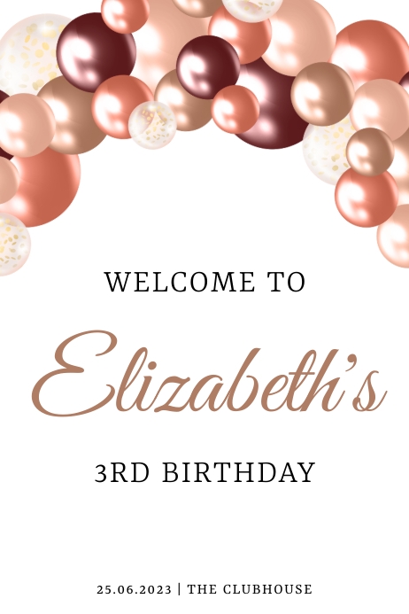 Plantilla de Welcome Sign | PosterMyWall