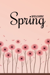 welcome spring Template | PosterMyWall