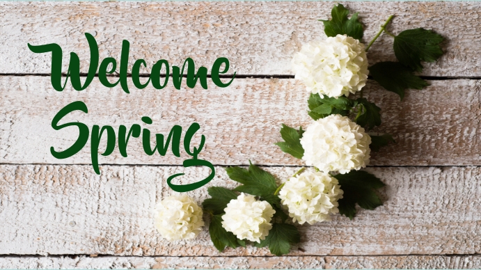 Copy of Welcome Spring | PosterMyWall