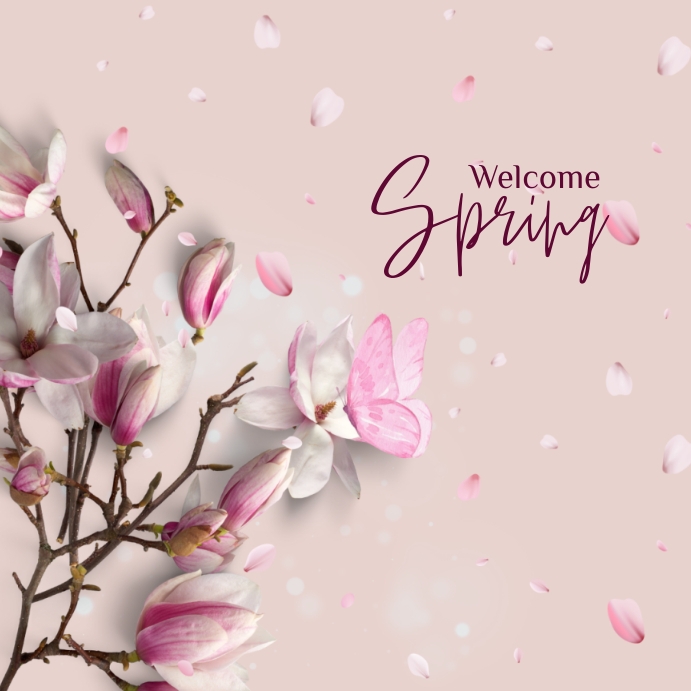 welcome spring Template | PosterMyWall