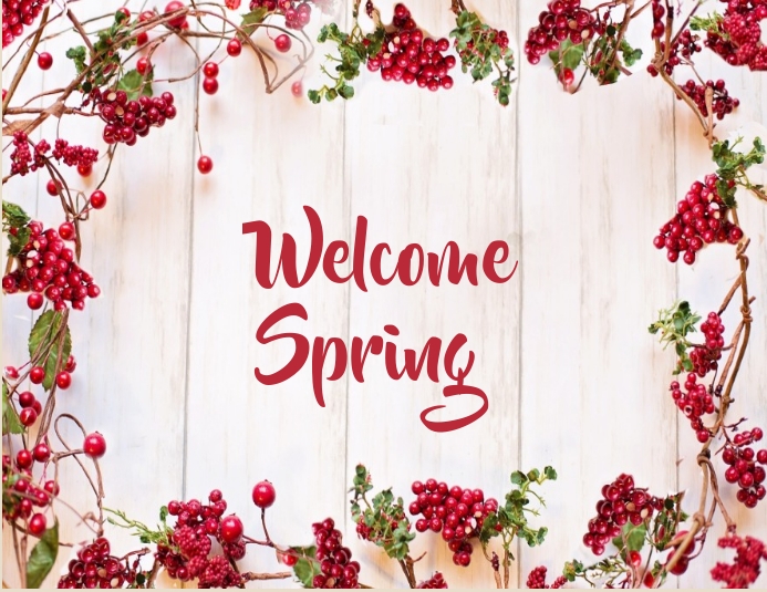 welcome Spring Template | PosterMyWall