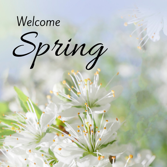 welcome spring Template | PosterMyWall