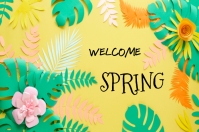 welcome spring Template | PosterMyWall