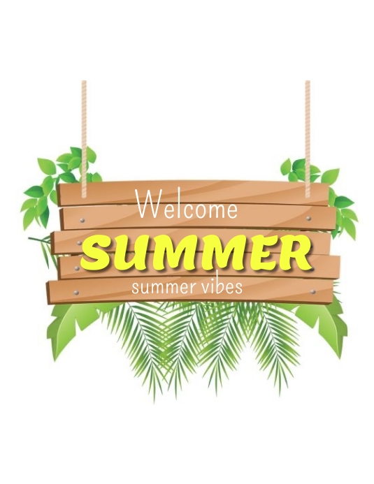 Welcome summer Template | PosterMyWall