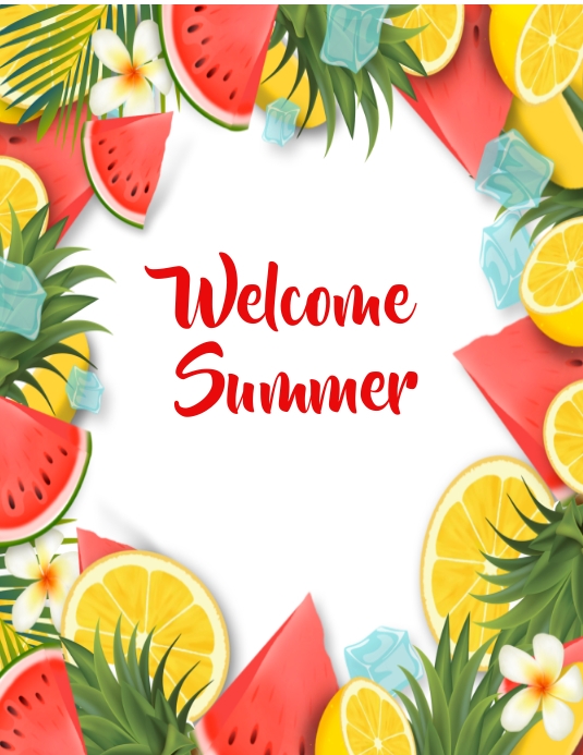 welcome Summer Template | PosterMyWall