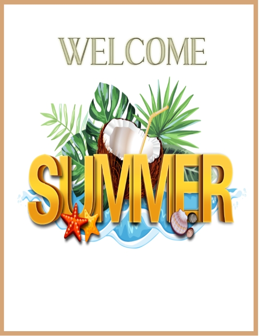 welcome Summer Template | PosterMyWall