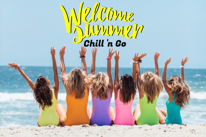 Plantilla de welcome summer | PosterMyWall