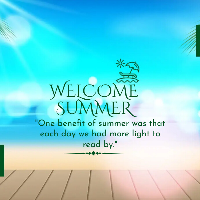 Welcome Summer Instagram Post Template | PosterMyWall
