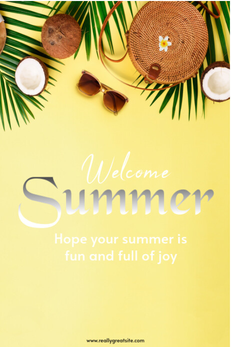 Welcome Summer template 2025 | PosterMyWall