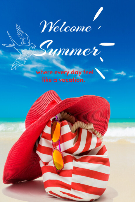 Welcome summer template 2025 | PosterMyWall