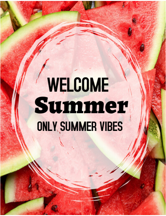 Welcome summer template 2025 | PosterMyWall