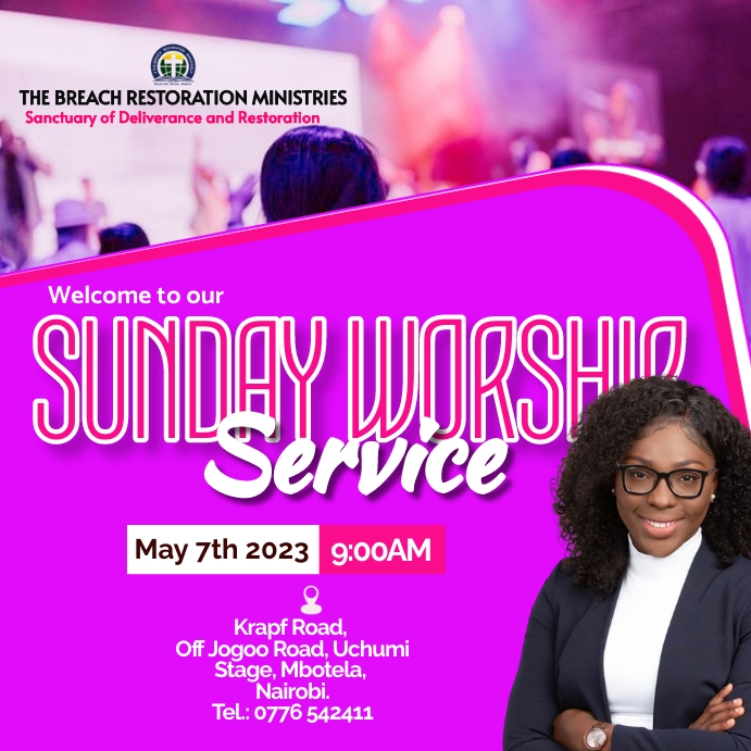 welcome sunday worship Template | PosterMyWall