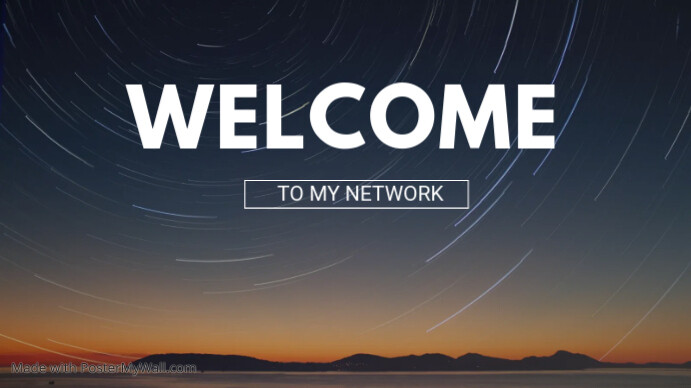 Welcome text Template | PosterMyWall