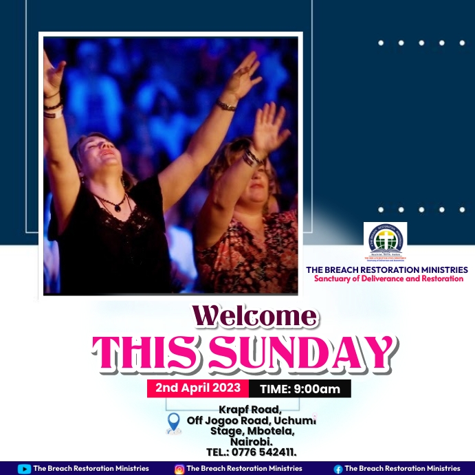 Welcome this Sunday Template | PosterMyWall