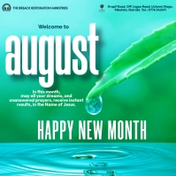 Welcome August Template | PosterMyWall