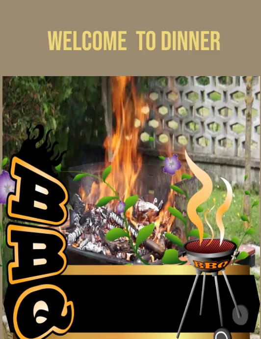 welcome to Barbecue Template | PosterMyWall