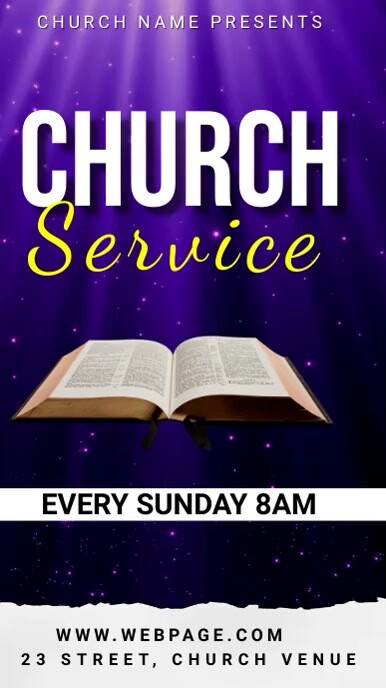 Welcome to church, church posters Template | PosterMyWall