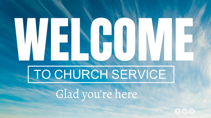 Plantilla de welcome to church | PosterMyWall