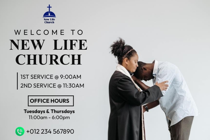 welcome to church Template | PosterMyWall