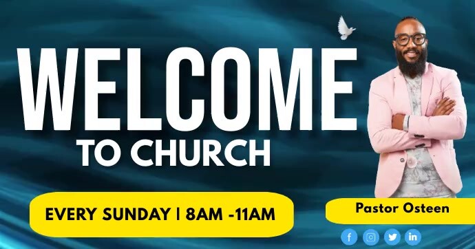 Modello welcome to church | PosterMyWall