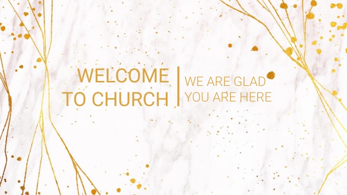WELCOME TO CHURCH Template | PosterMyWall