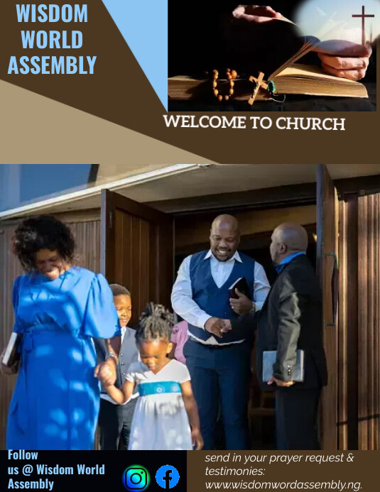 WELCOME TO CHURCH Template | PosterMyWall