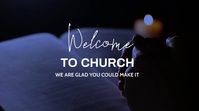 welcome to church digital display Template | PosterMyWall