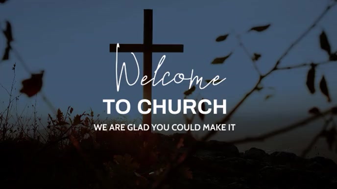welcome to church digital display Template | PosterMyWall