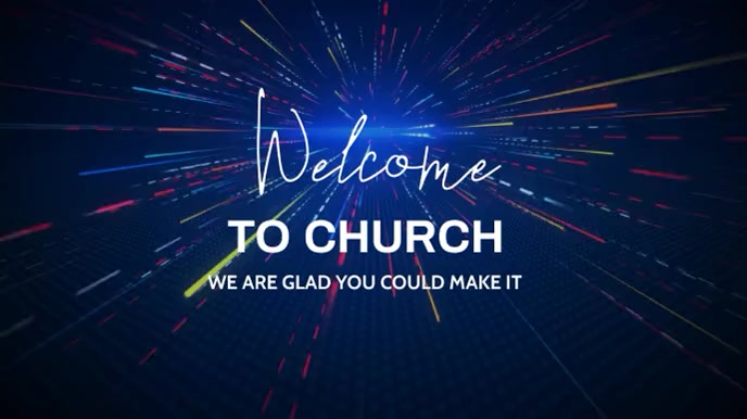 Copy of welcome to church digital display | PosterMyWall