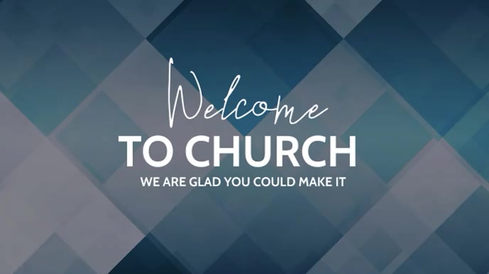 welcome to church digital display Template | PosterMyWall