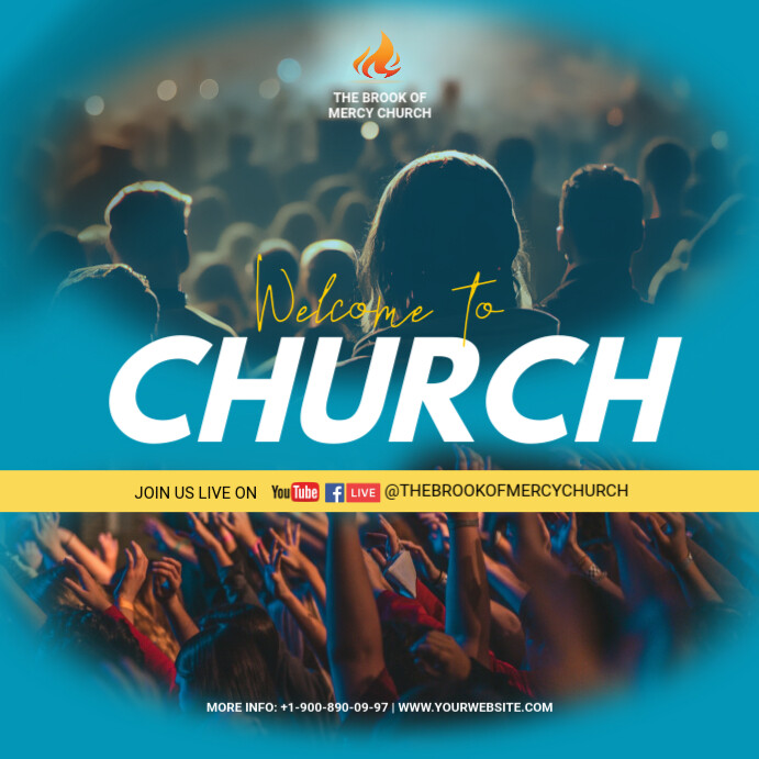 Copy of Welcome to church Poster | PosterMyWall