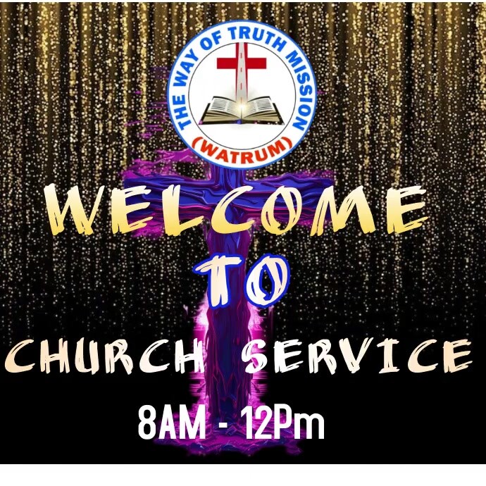 Welcome to church service Template | PosterMyWall