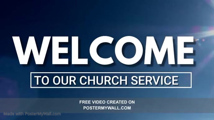 Copy of welcome to church service Template | PosterMyWall