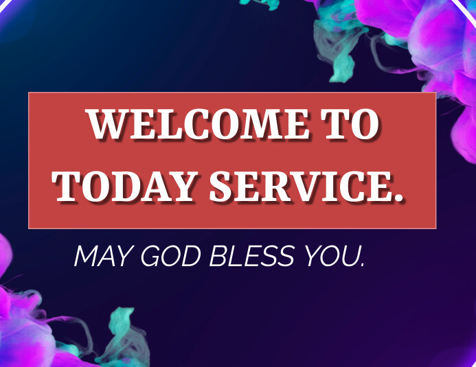 Welcome to church template design flyer | PosterMyWall