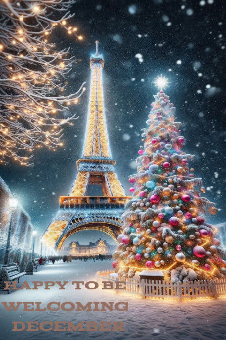 Welcome to December Template | PosterMyWall