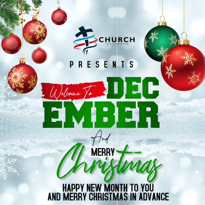 welcome to december Template | PosterMyWall