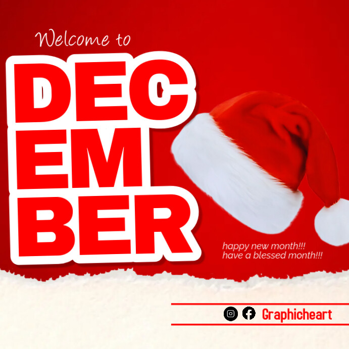 Copy of welcome TO December flyer template | PosterMyWall