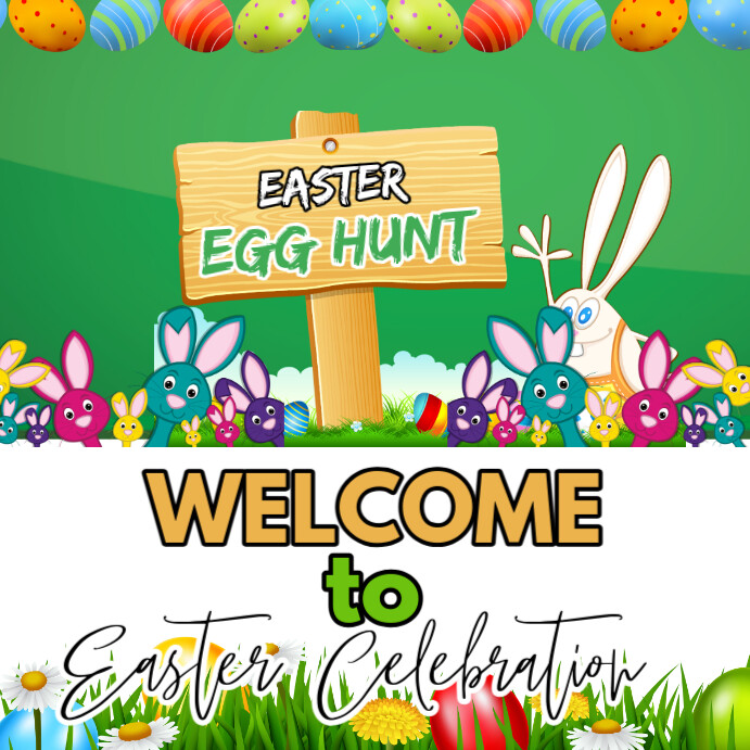 welcome to easter celebration Template | PosterMyWall