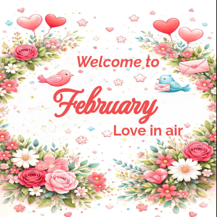 Welcome to February Template | PosterMyWall