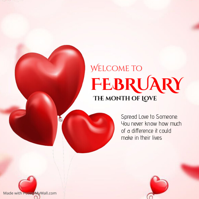 Welcome to February Template | PosterMyWall