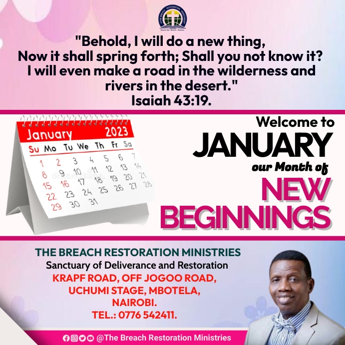 Welcome to January 2023 (1) Template | PosterMyWall