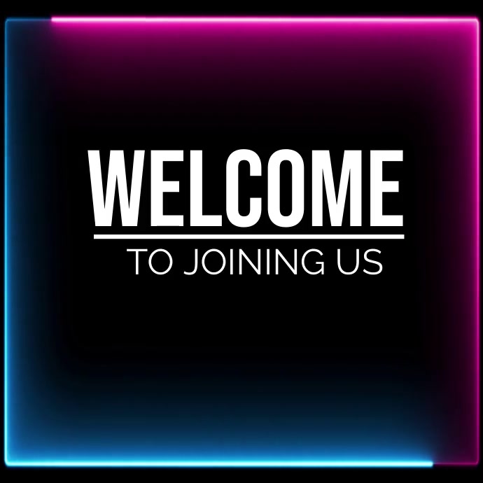 welcome to joining us Template | PosterMyWall